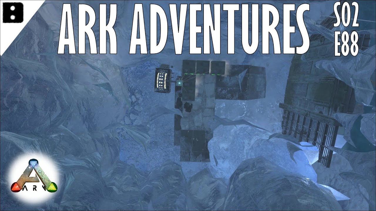 ARK Adventures S02E88 - Snow Cave Base Building - YouTube