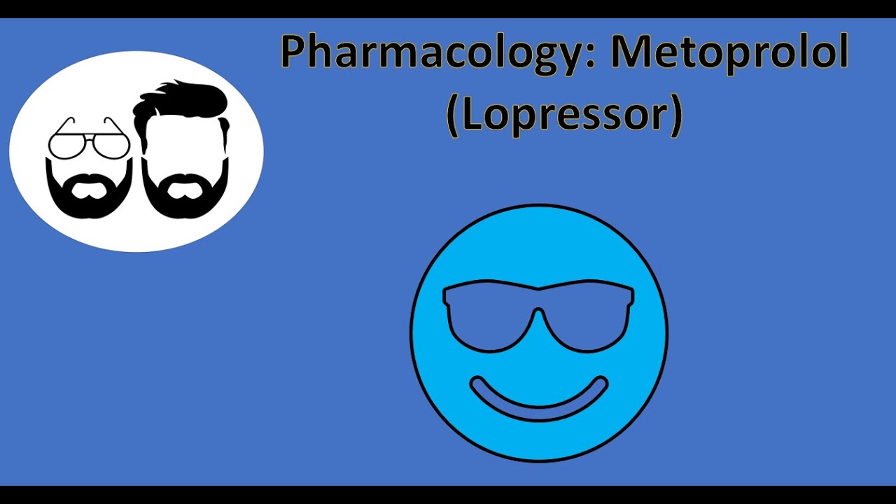 NCLEX Prep (Pharmacology): Metoprolol (Lopressor) - YouTube
