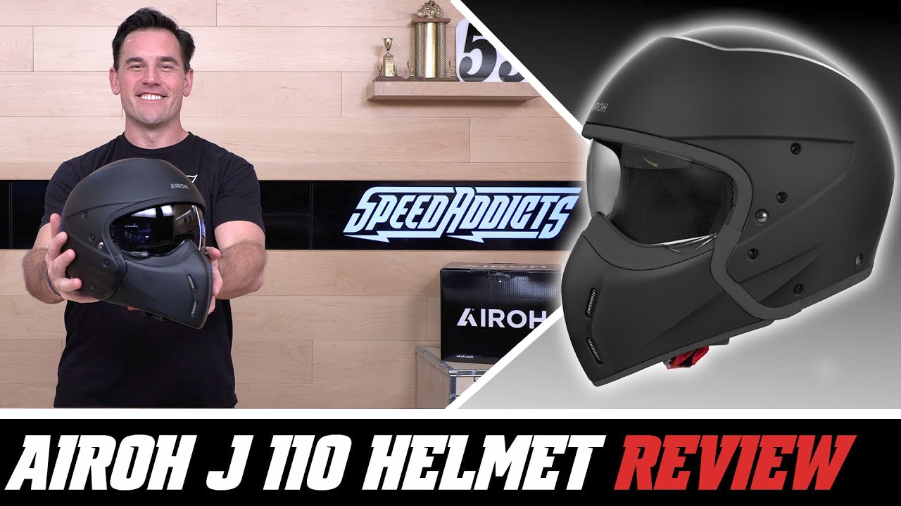 Airoh J 110 Helmet - Review at SpeedAddicts.com - YouTube