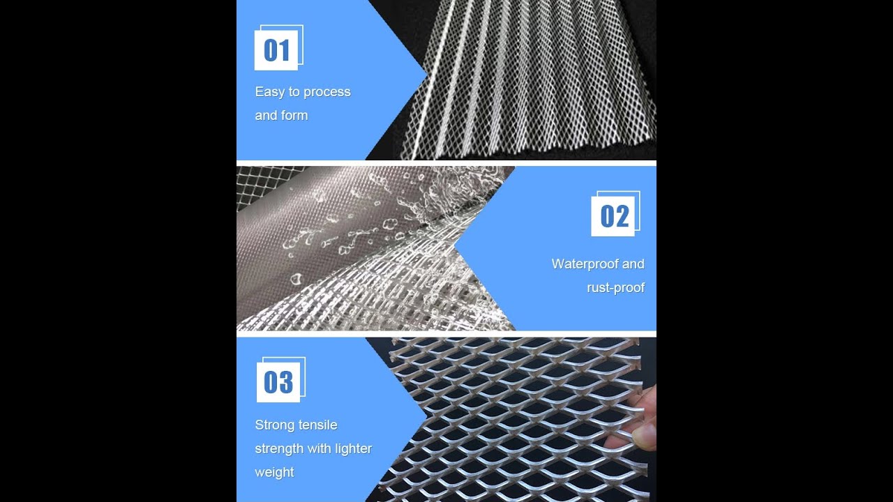 Cutting Aluminum Mesh With Different Shapes - YouTube