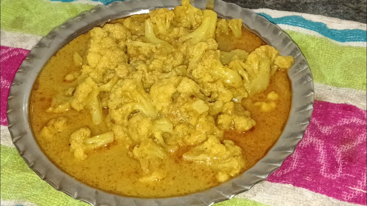 #Phool gobi ka kurma #qualiflower kurma #kurma recipe #veg kurma recipe ...
