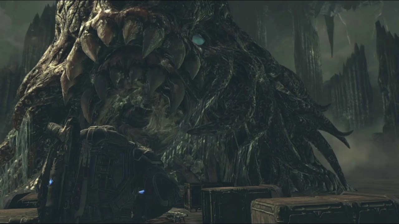 Gears of War 2 Hardcore Playthrough part 15 Leviathan - YouTube