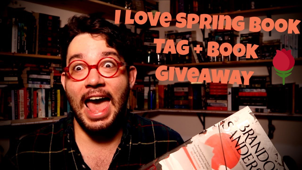 I Love Spring Book Tag + Book Giveaway - YouTube