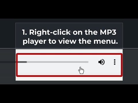 Create an Audio Link from an MP3 Player