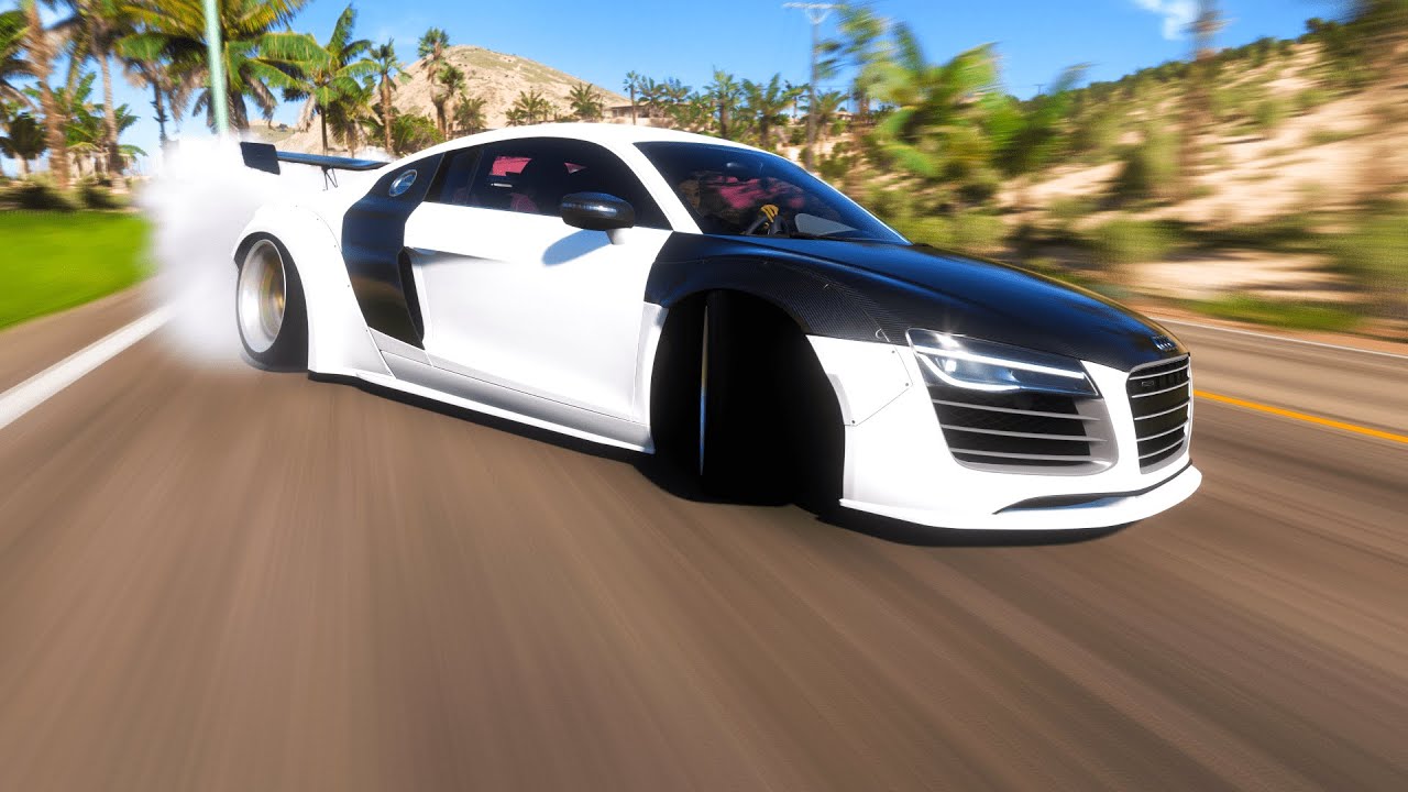 Driftowanie Audi R8 Coupe w Forza Horizon 5 / Xbox Series S - YouTube