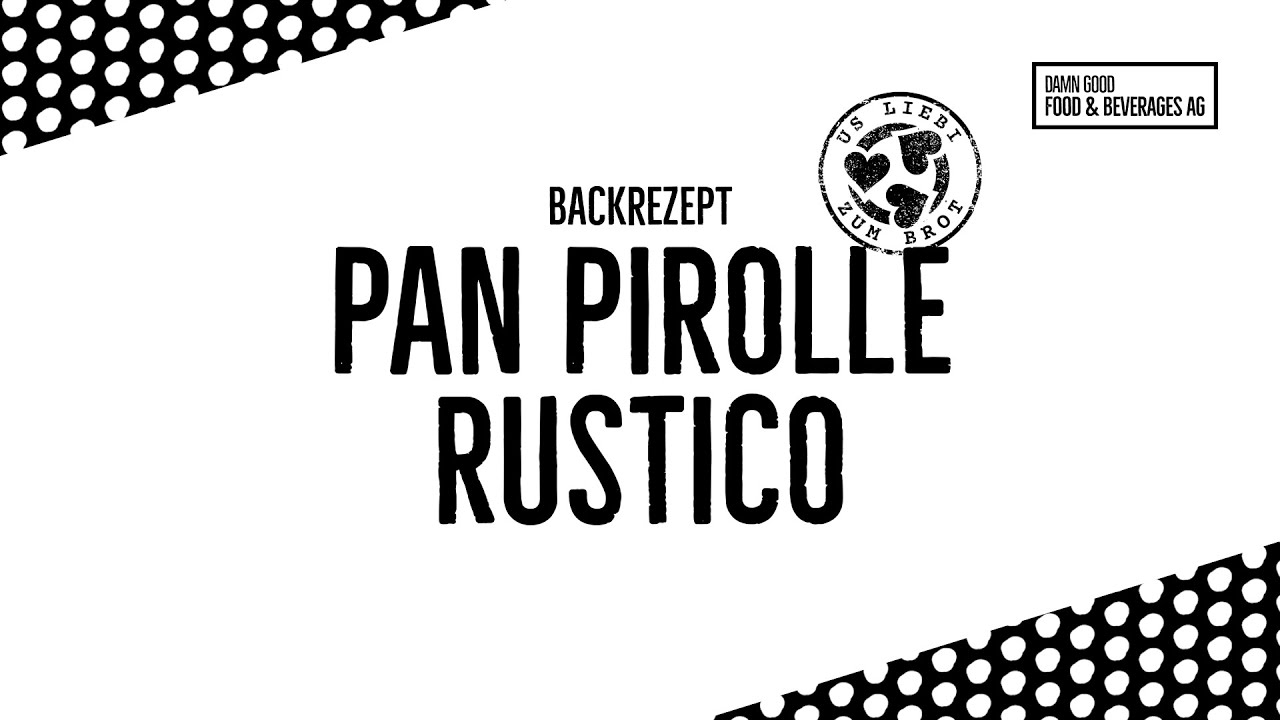 Pan Pirolle Rustico: Ganz schön verdreht, dieses Rezept. Keine Sorge ...