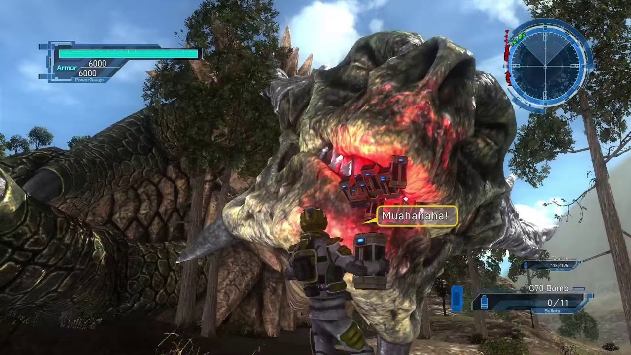 EDF Earth Defense Force 5 M 61 Destroying Large Flying Saucers ...