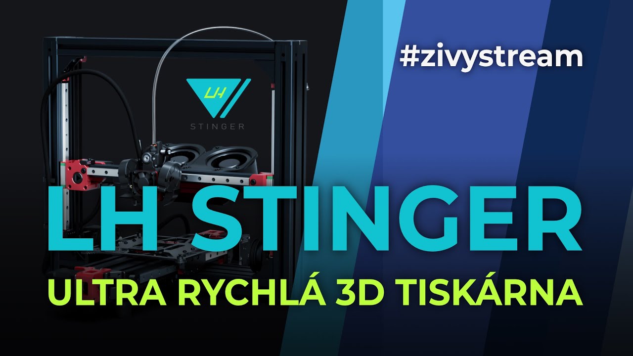 Stavba LH STINGER 🚀 Nejrychlejší 3D tiskárna? #živýstream - YouTube