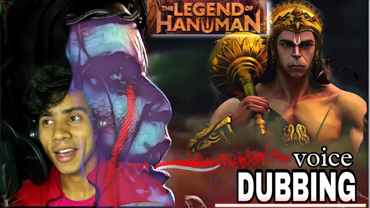 HANUMAN AND SURSA RAKSHASI voice dubbing from THE LEGEND OF HANUMAN BY ...
