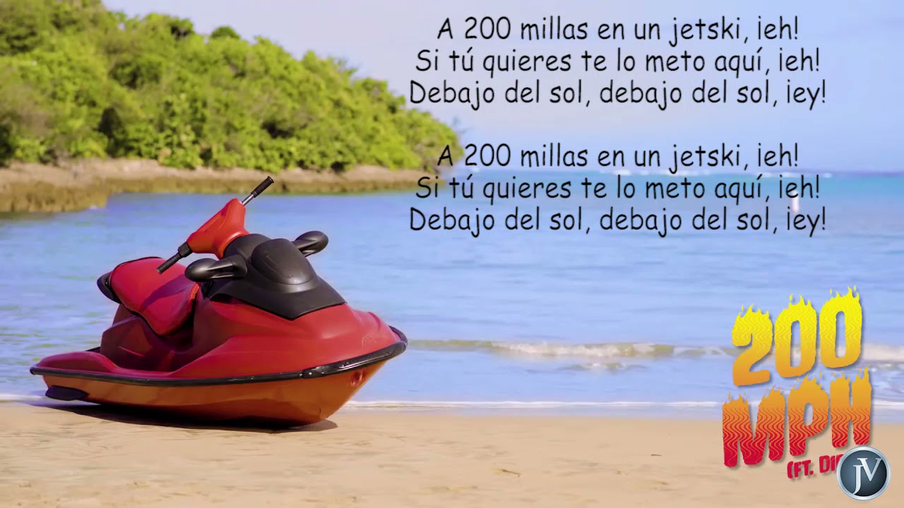 Bad Bunny - 200 MPH Feat. Diplo - LYRICS - YouTube