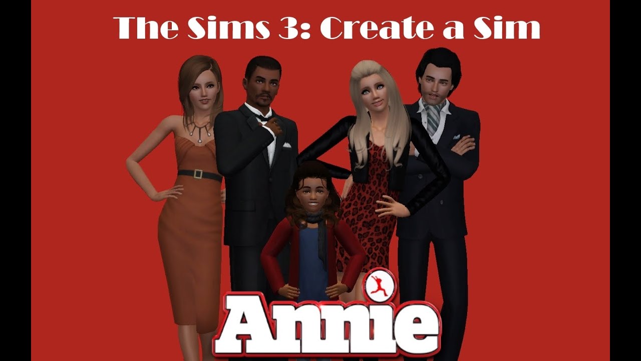 The Sims 3: Create a Sim - Annie Cast (No Audio) - YouTube