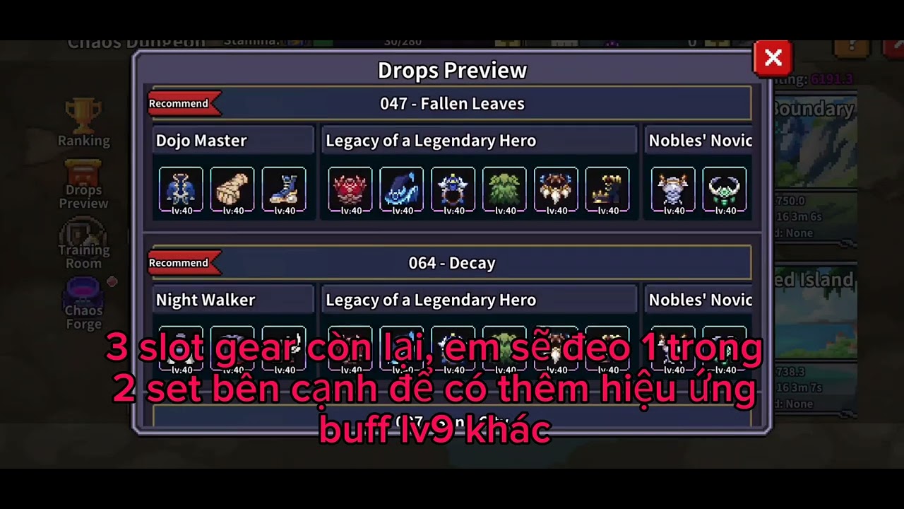 My heroes dungeon raid: hướng dẫn về chaos gear! - YouTube