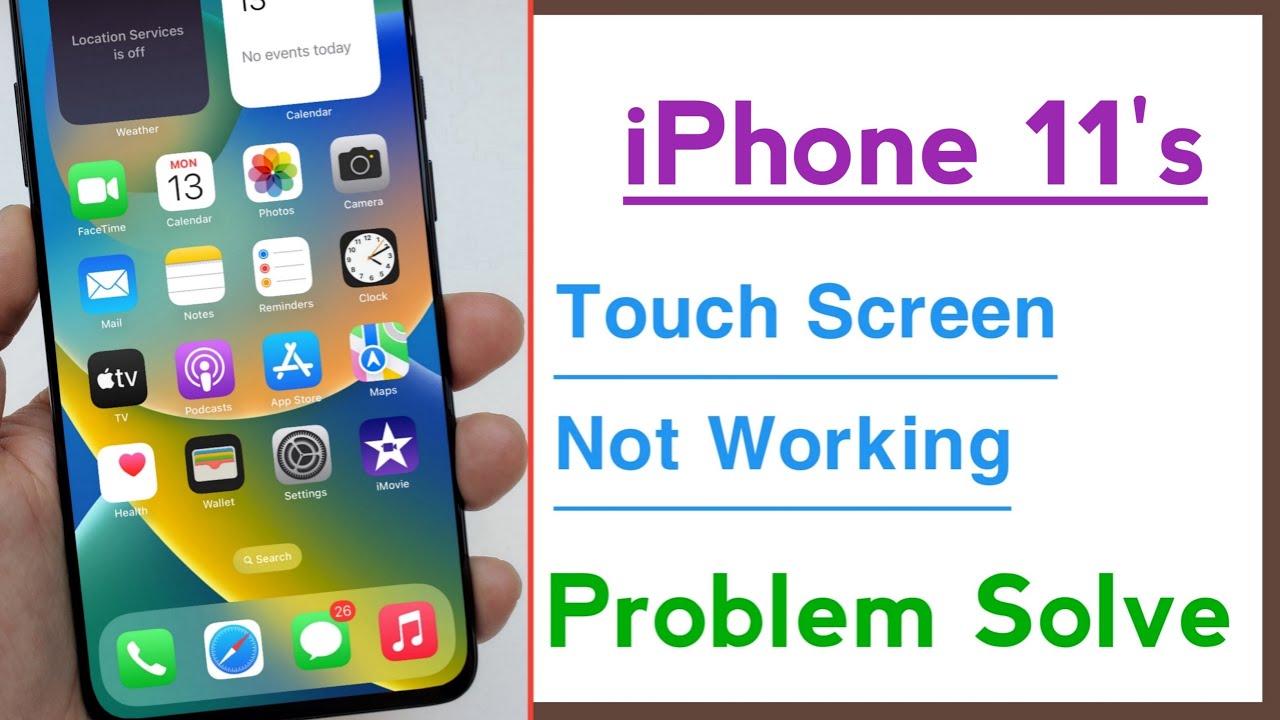 iPhone 11’s Touch Screen Not Working Problem Solve - YouTube