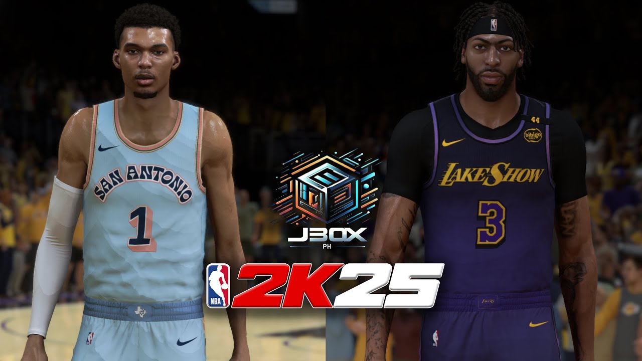 NBA 2K25 PC New Gen Mods | San Antonio Spurs vs Los Angeles Lakers ...