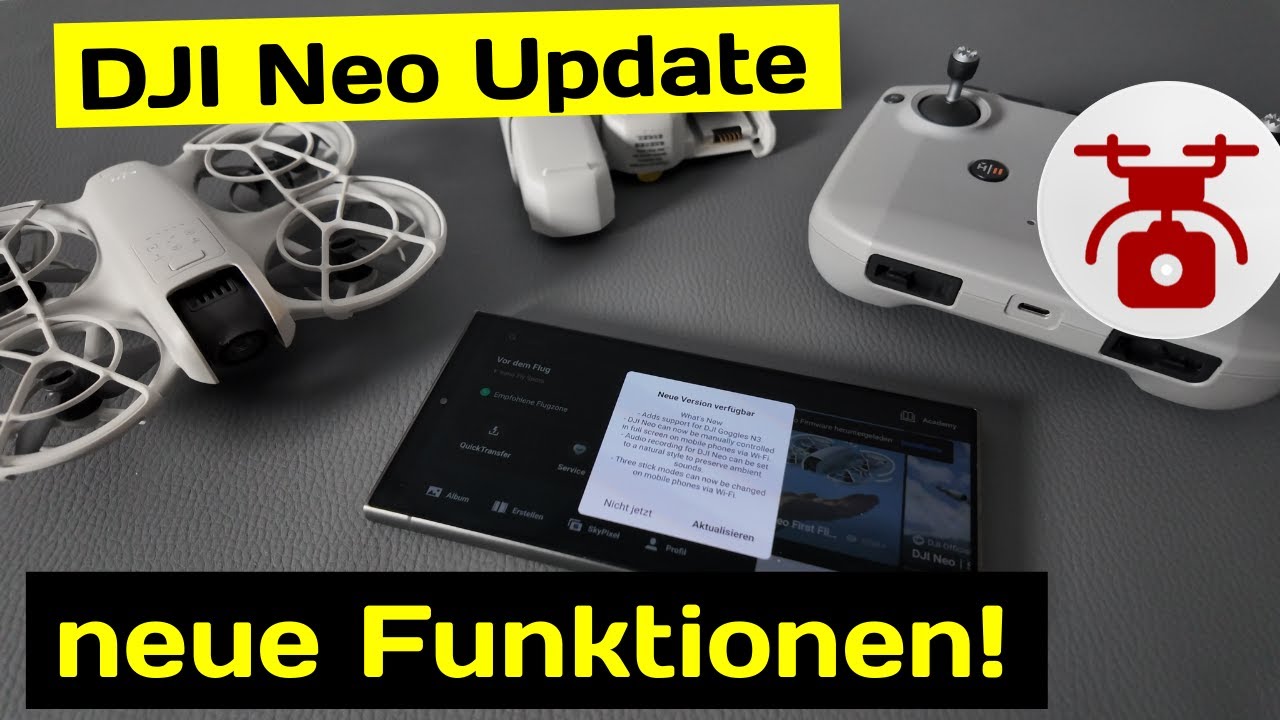 DJI Neo Firmware Update 01.00.0400 NEUE Drohnen FUNKTIONEN DARAUF haben ...
