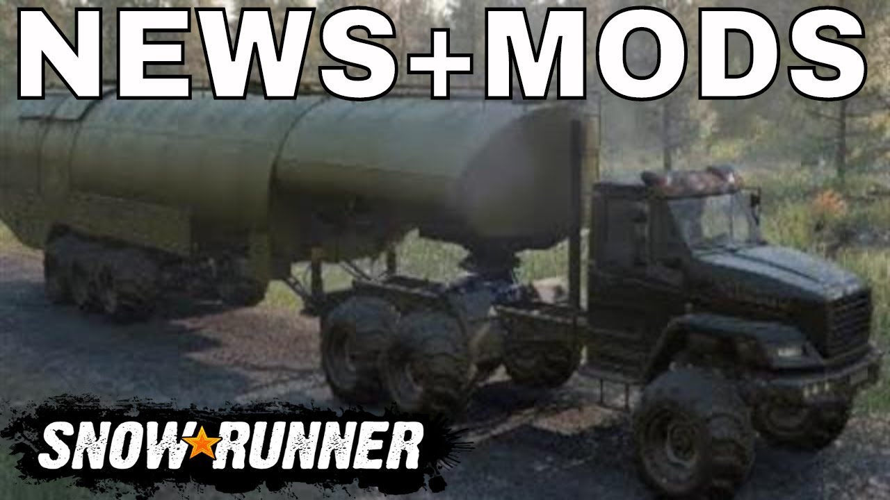Snowrunner News 25 New Mods in Snowrunner mods io - YouTube