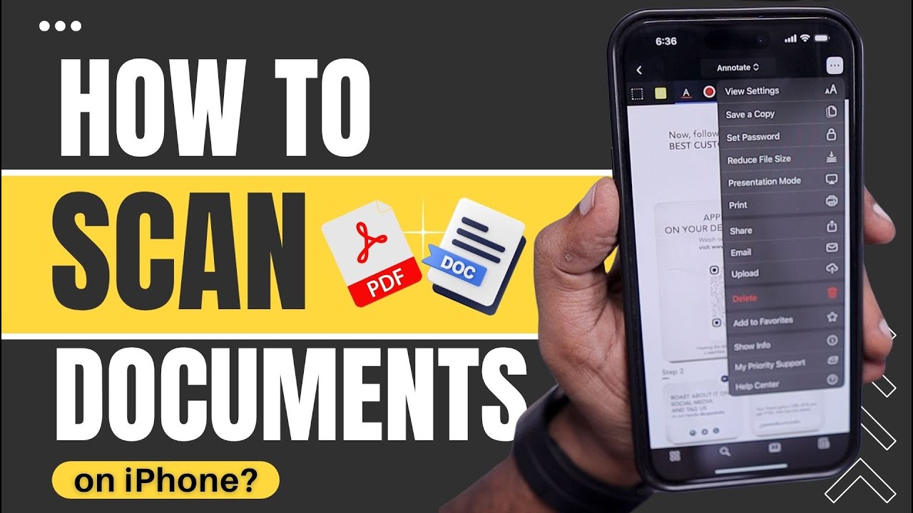 How I SCAN Documents EASILY on iPhone and iPad? - YouTube