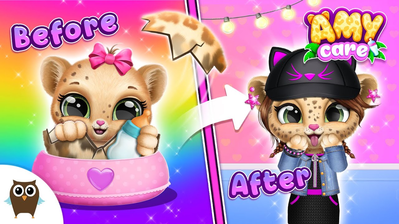 Amy Care My Leopard Baby Official Game Trailer | TutoTOONS - YouTube