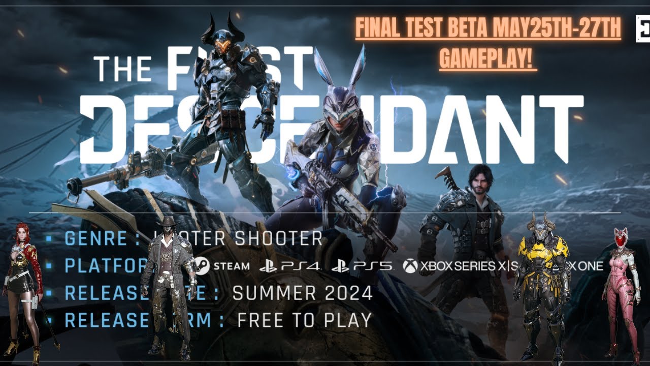 The First Descendant Final Tech Test! - YouTube