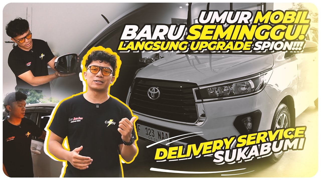 PASANG SPION RETRACT DI INNOVA REBORN TIPE G, LANGSUNG DI SUKABUMI ‼️ # ...