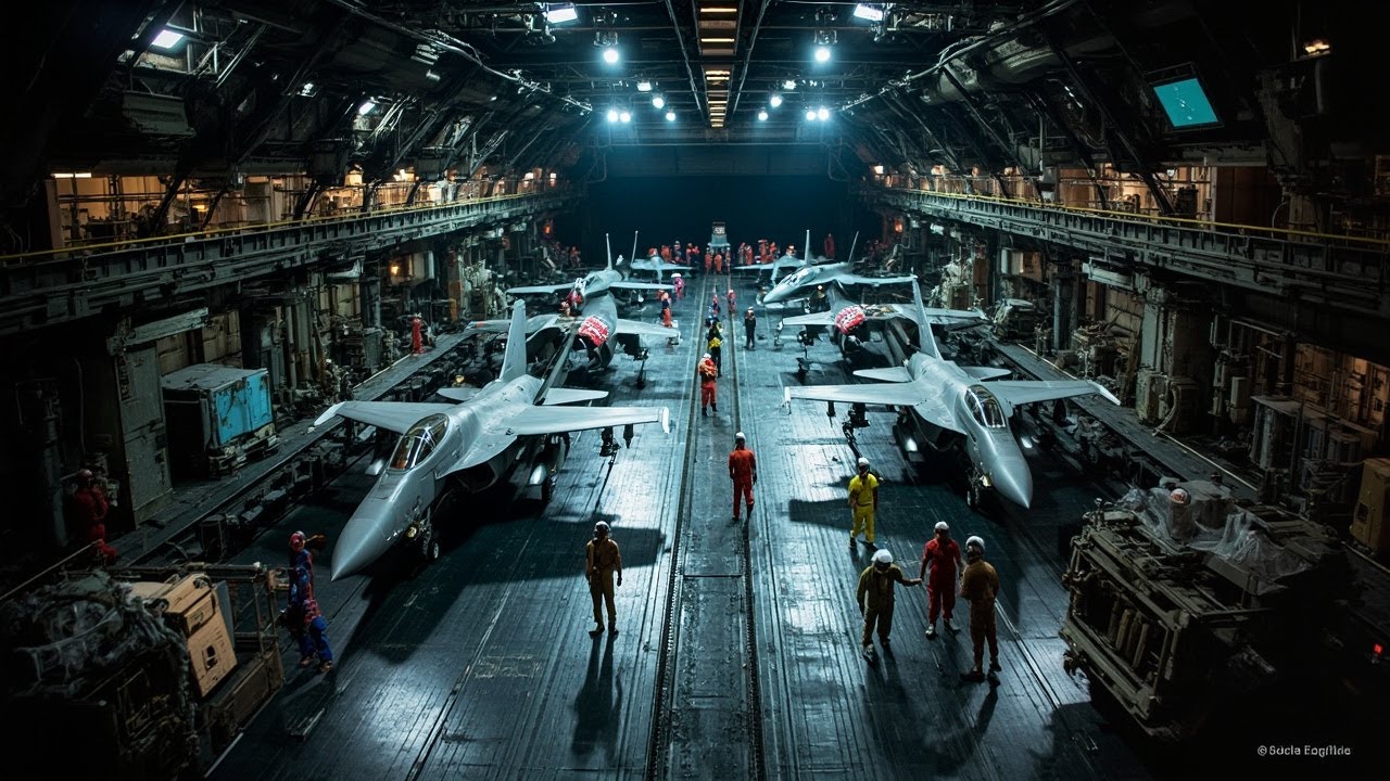 What Happens Inside the HULL of USS Gerald R. Ford Aircraft Carrier ...