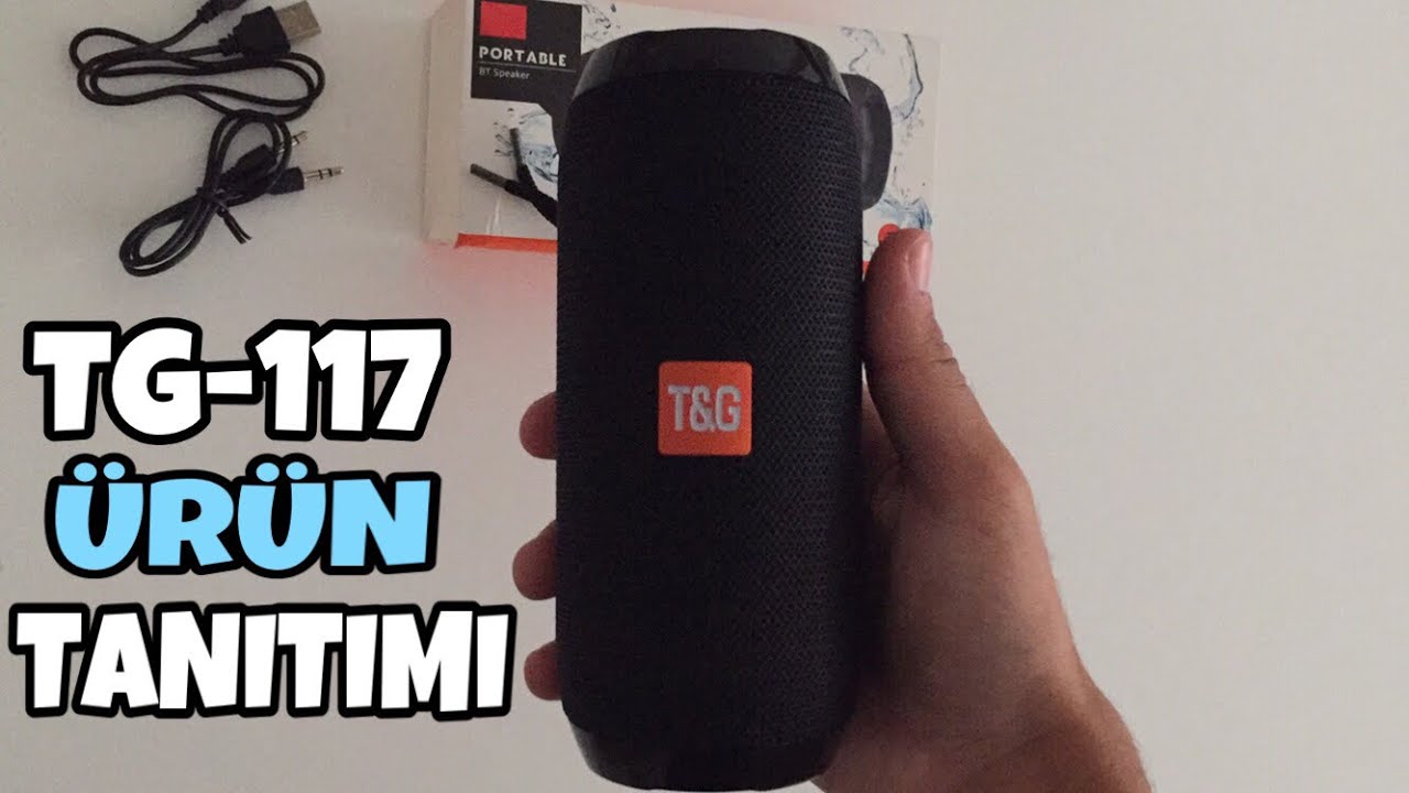 TG-117 BLUETOOTH HOPARLÖR ÜRÜN İNCELEMESİ - YouTube