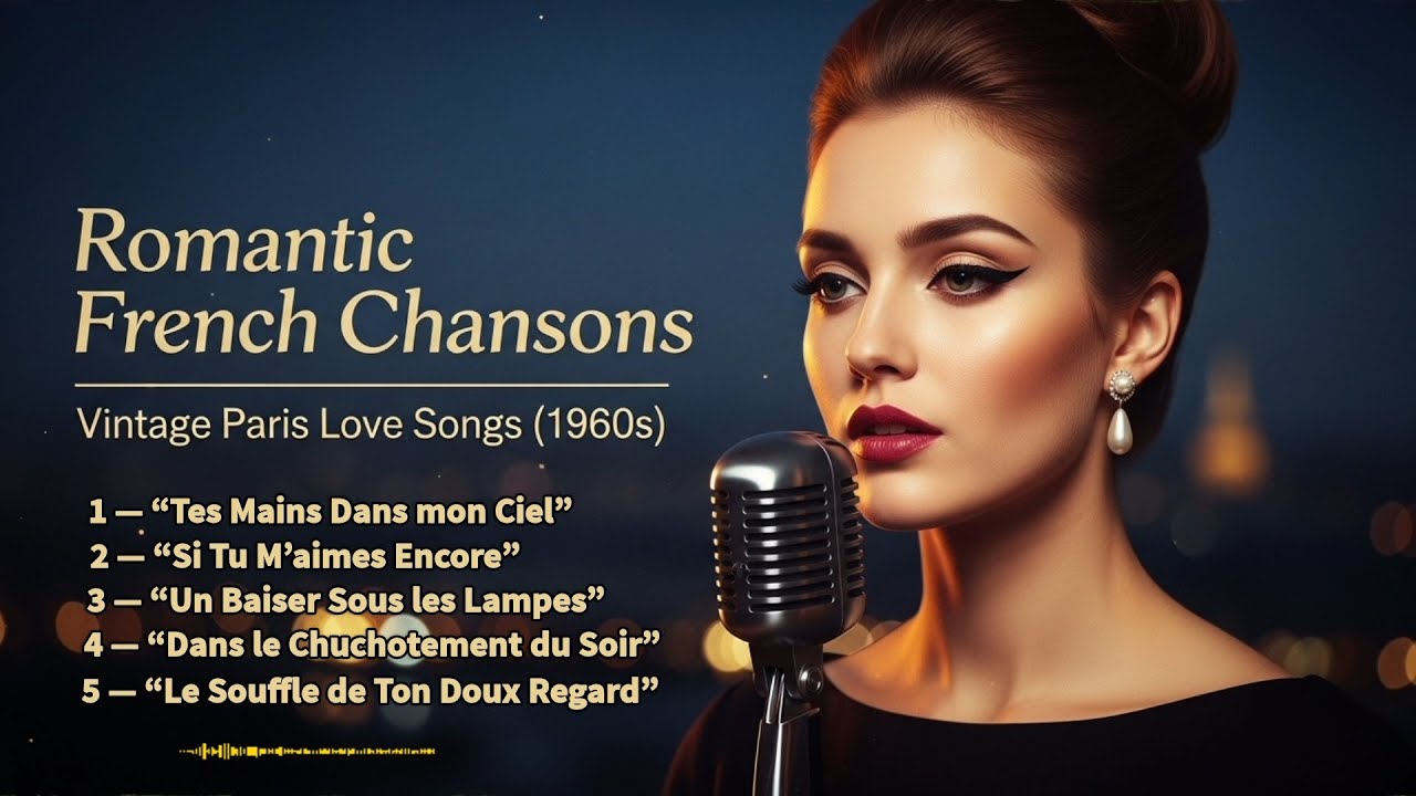 5 Romantic French Chansons to Touch the Heart 💋 Vintage Parisian Love ...