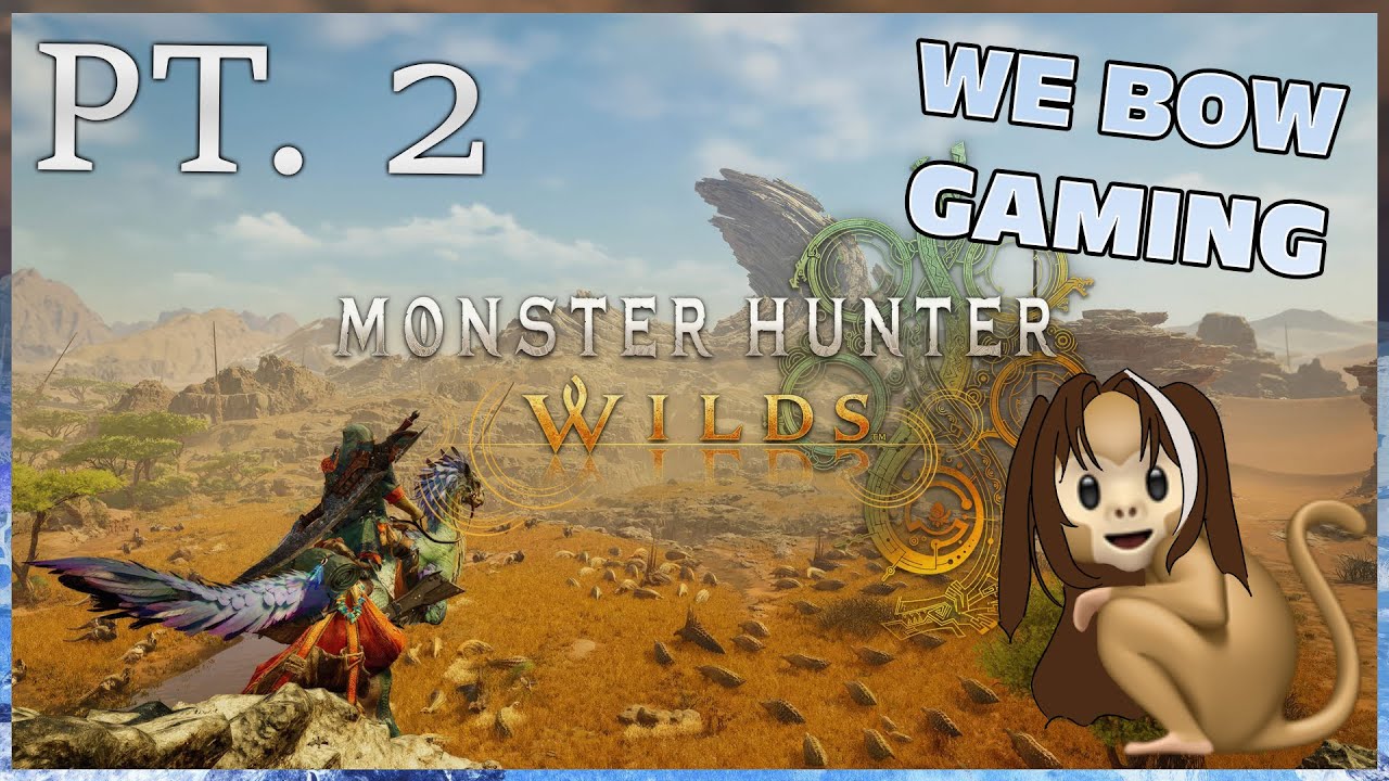 【Monster Hunter Wilds】 Monkey Mode Bow Style Sword Art🥀⛓【Elyza.EVE ...