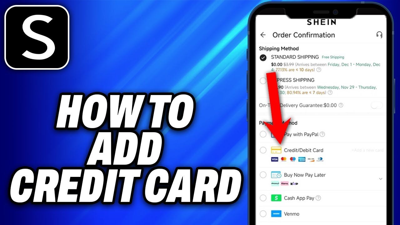 How To Add Credit Card On Shein App (2025) - Easy Fix - YouTube