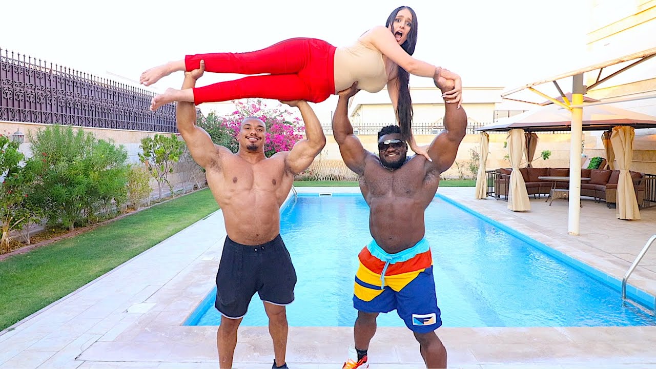 The Worlds Strongest Men Vs 1 Girl Youtube