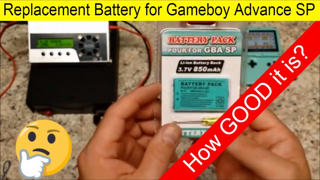 Aftermarket replacement Battery for Gameboy Advance SP how GOOD they ...