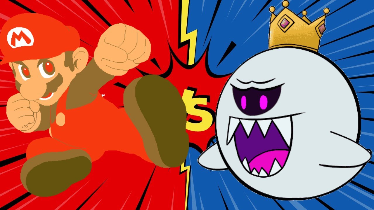 MUGEN MADNESS MARIO (12P) VS KING BOO - YouTube
