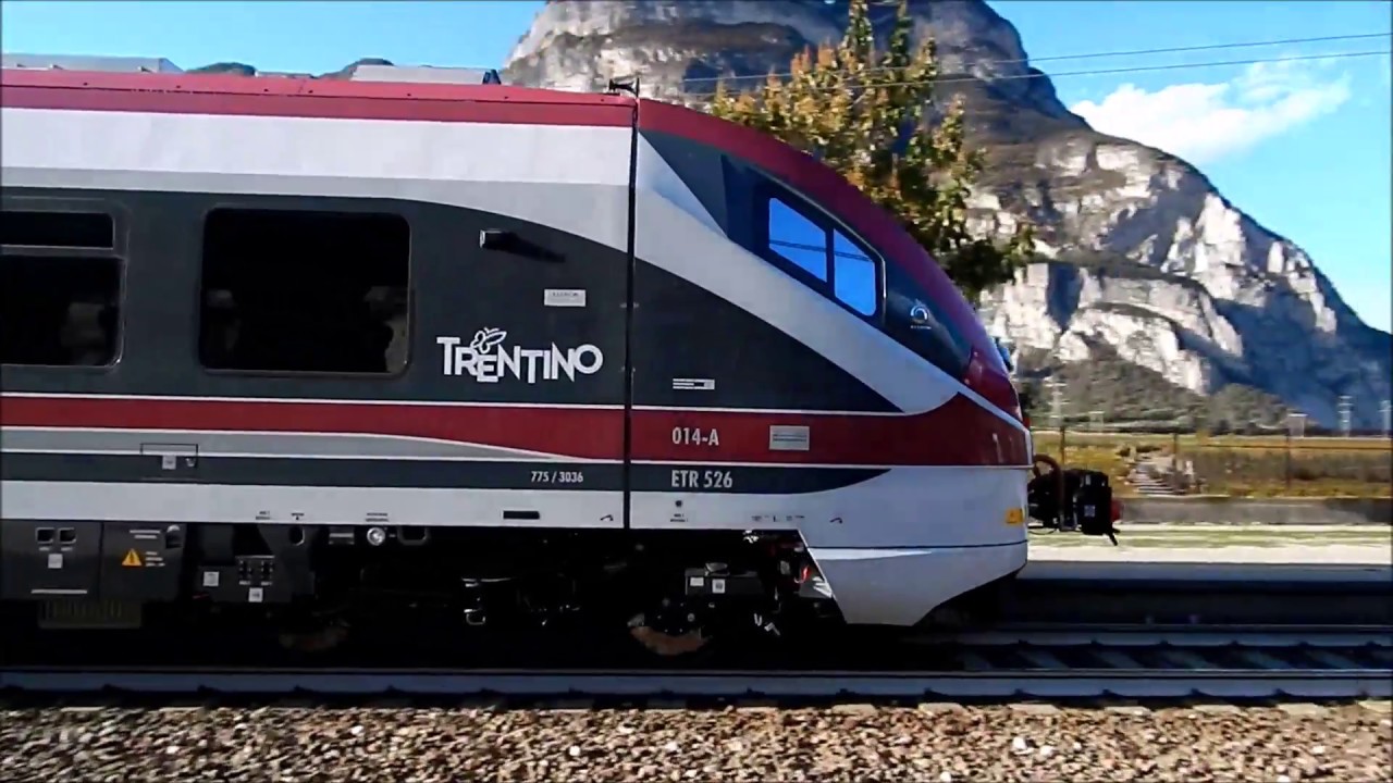 Nuovi ETR526 "CORADIA" in servizio nella provincia autonoma di Trento ...