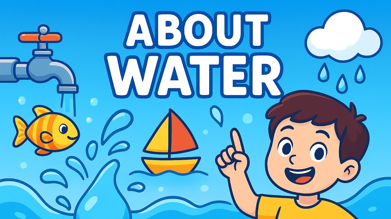 💧 All About Water for Kids | Sources, Uses & Importance | Grade 1 EVS ...