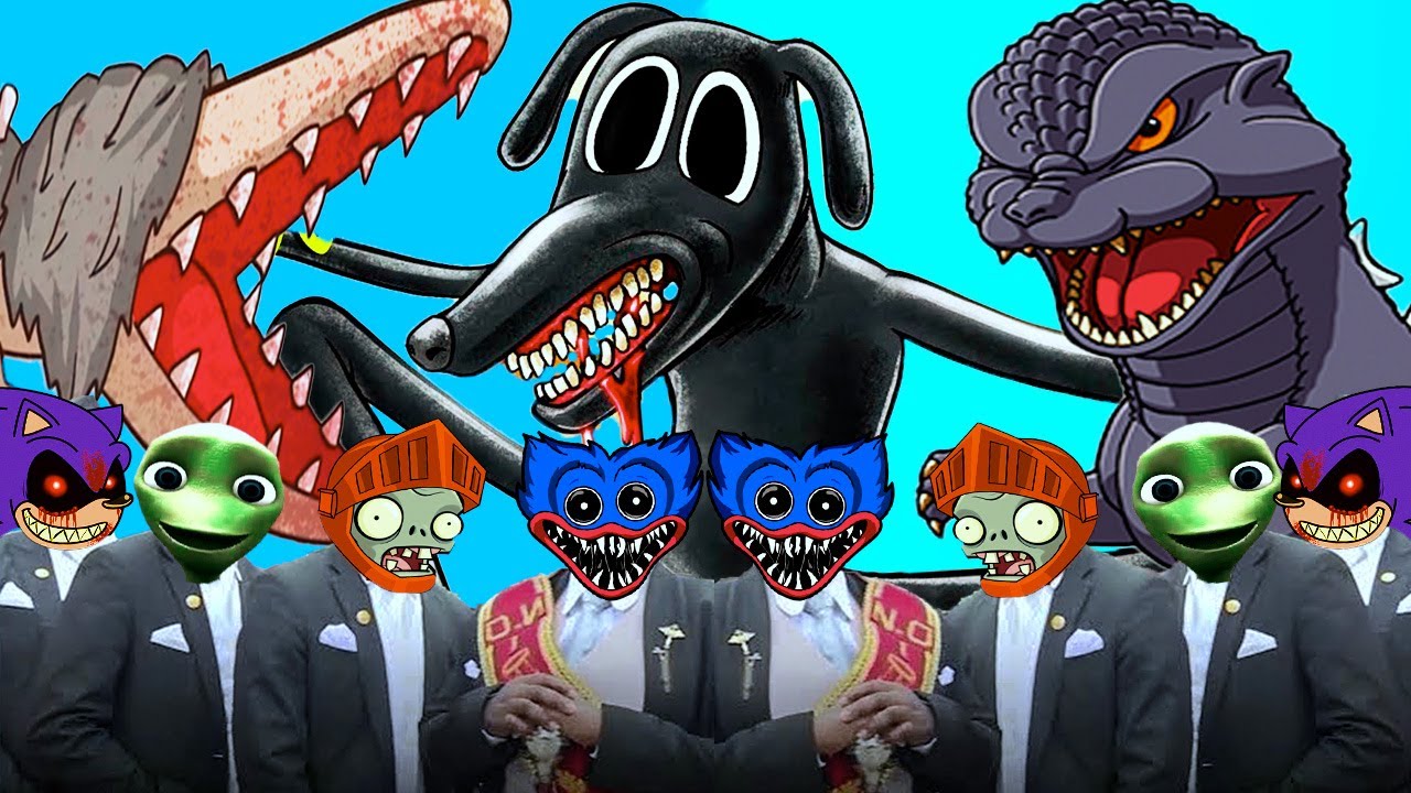 SCP-682 & Cartoon Dog & Godzilla - SUPER Coffin Dance MEGAMIX (Remix ...