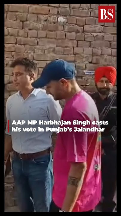 Harbhajan Singh Casts His Vote In Punjabs Jalandhar