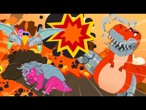 Mighty Dino Heroes | Super Dino | Dinosaur |  Nursery Rhymes & Kids Songs