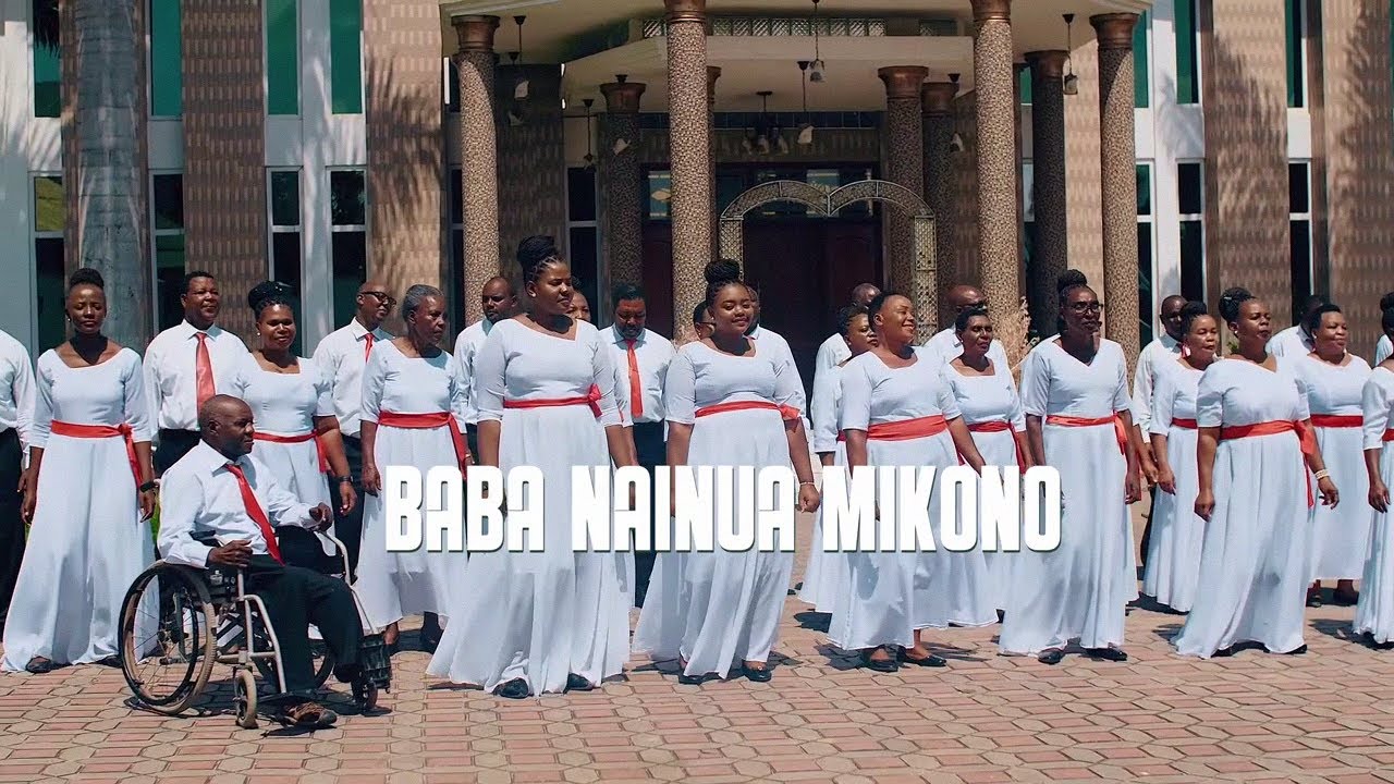 BABA NAINUA MIKONO(official) ~ Kwaya Kuu KKKT Mabibo External. - YouTube