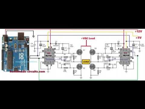 Arduino H-Bridge Sine Wave Inverter Circuit – Full Technical Explanation - YouTube