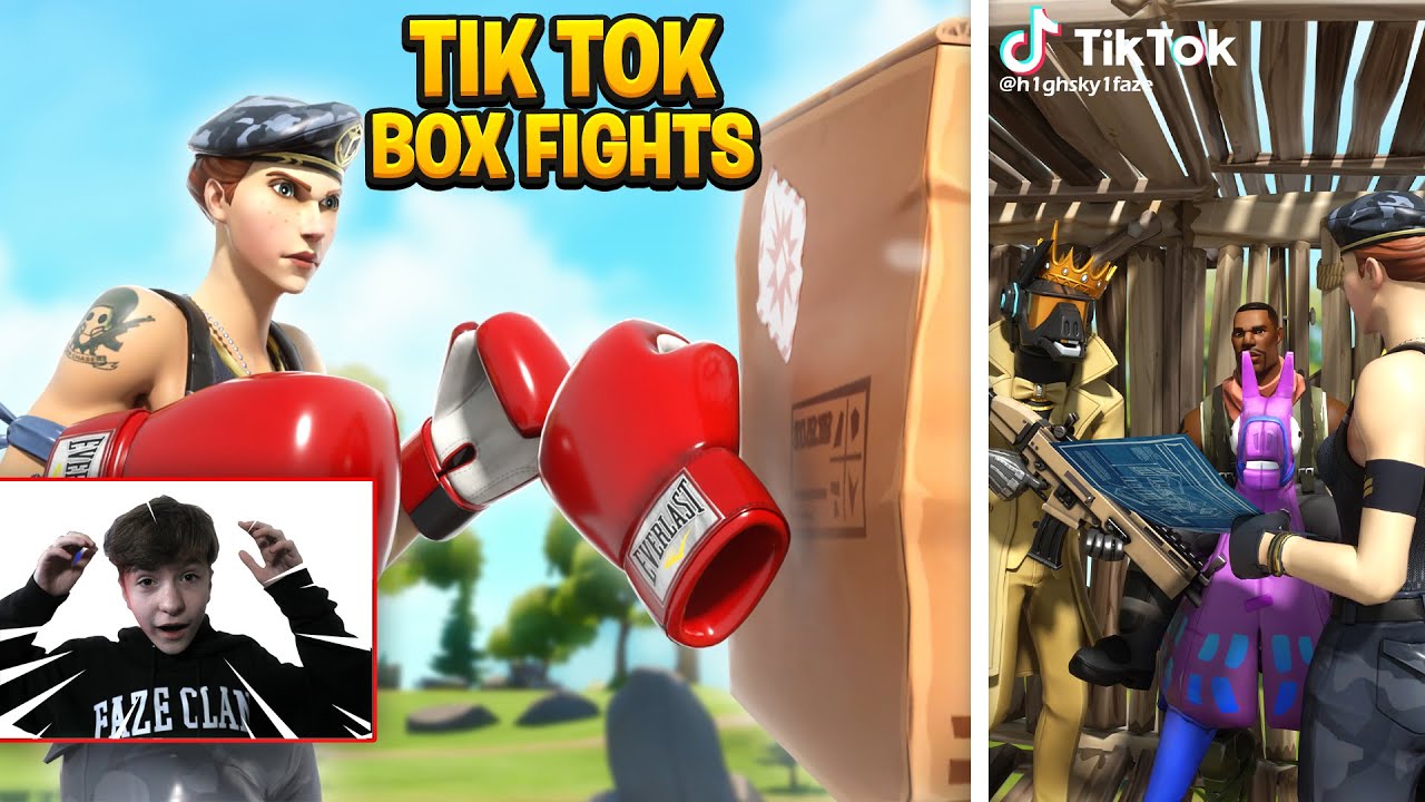I TRIED OUT for a TIKTOK Clan As FAZE H1GHSKY1! BOX Fights (Part 2 ...