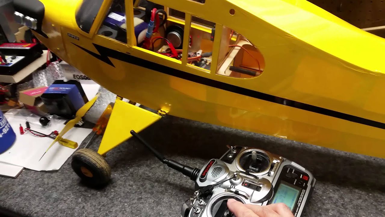 MrRC Sound System in Hangar Cub - YouTube