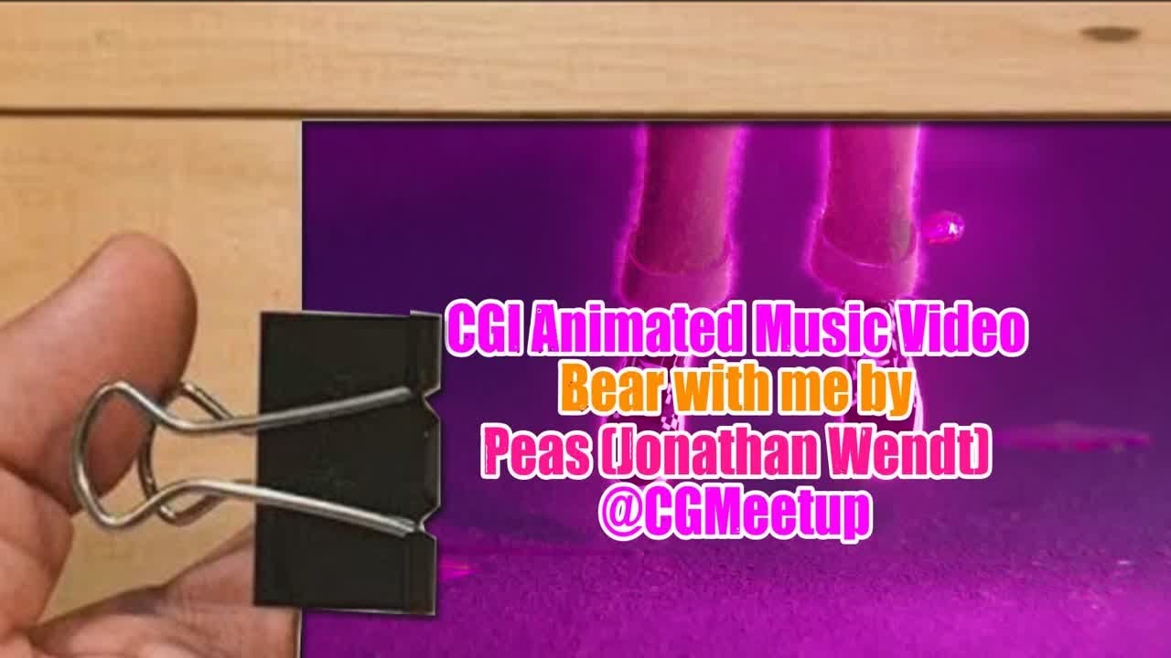 CGI Animated Music Video： ”Bear with me” by Peas Jonathan Wendt ...