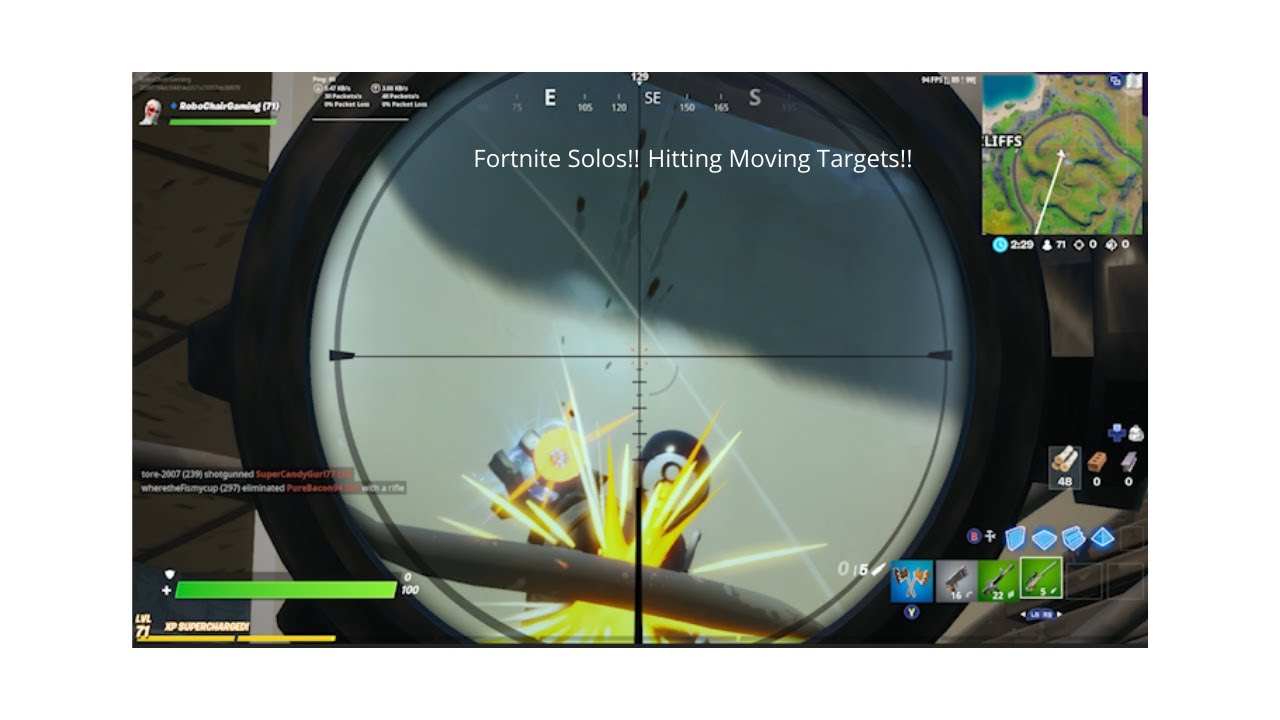 Fortnite Solos!! I Hit A Moving Target!! - YouTube