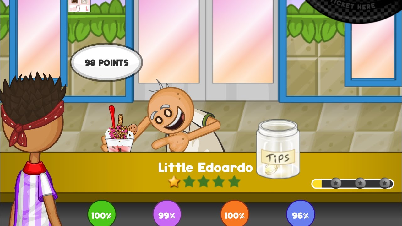 Papa’s Freezeria HD - Little Edoardo - YouTube