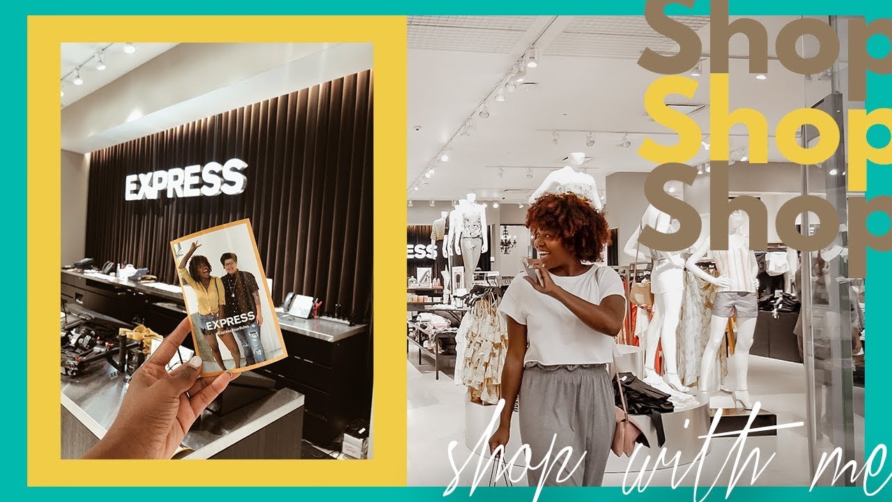 Shop With Me at Express | In-Store Try On Haul - YouTube