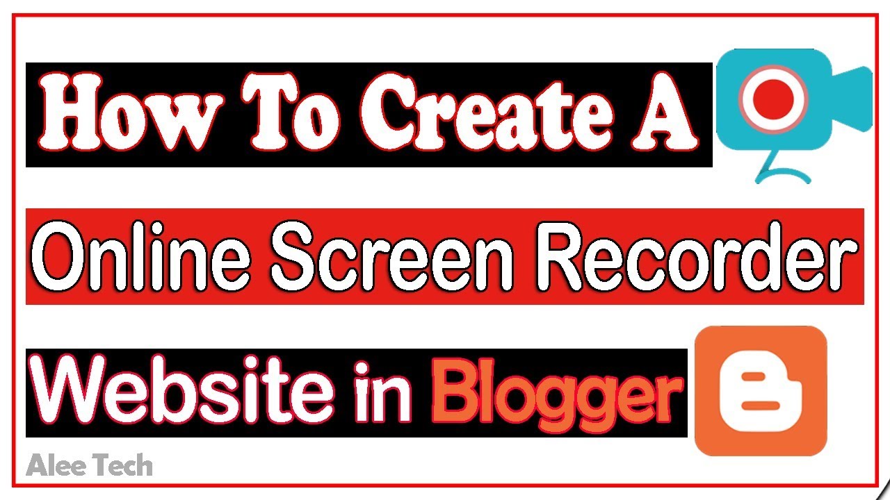 How To Create a Online Screen recorder Website - YouTube