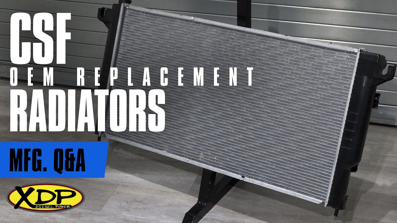 CSF OEM Replacement Radiators | XDP Q&A - YouTube