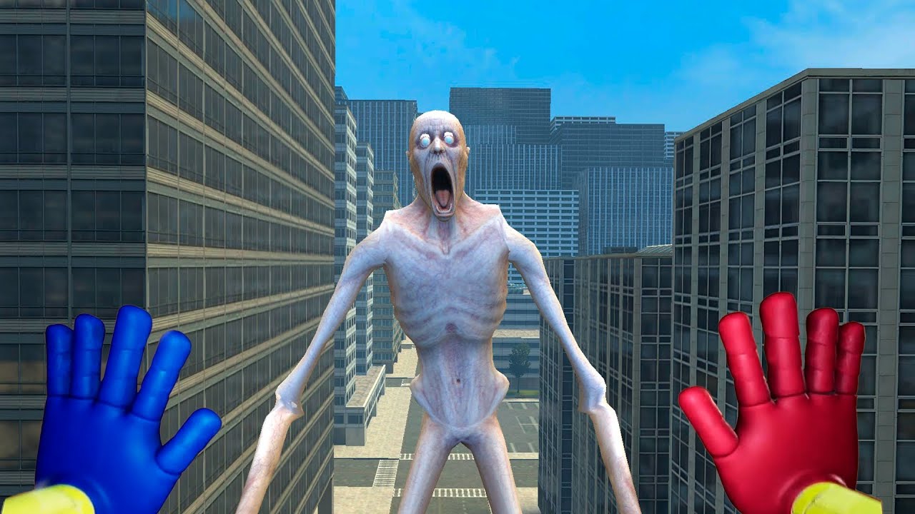 HUGE SCARY SCP-096 HUNTED ME IN BIG CITY... | Garry's Mod - YouTube