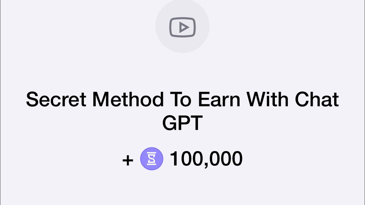 SECRET METHOD TO EARN WITH CHAT GPT CODE |TIME FARM WATCH YOUTUBE ...
