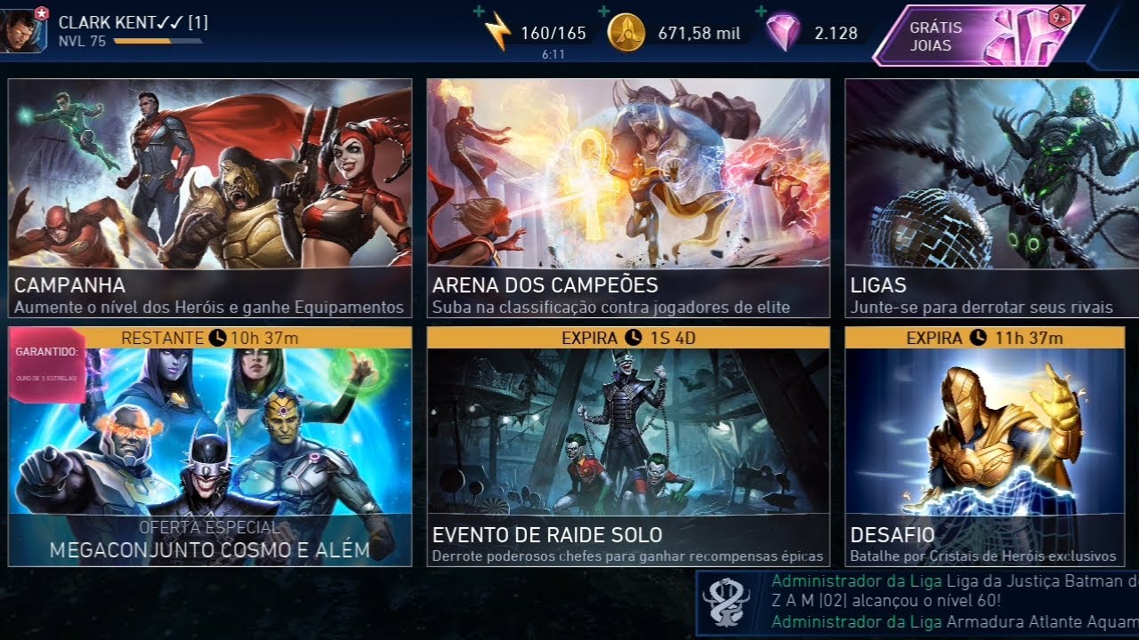ARENA DOS CAMPEÕES 01 - INJUSTICE 2 MOBILE - YouTube